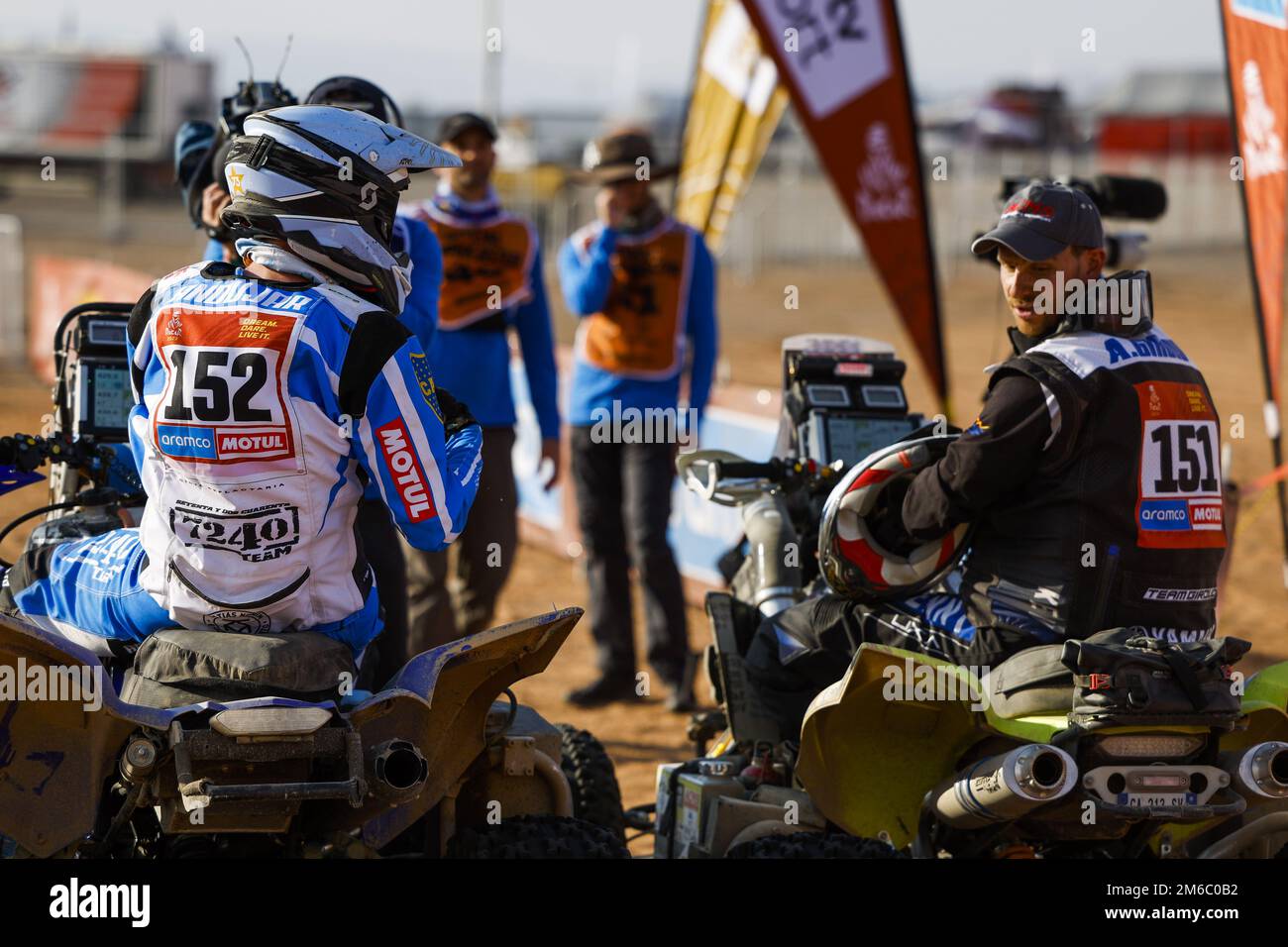 ANDUJAR Manuel (arg), 7240 Team, Yamaha, Quad, Motul, GIROUD Alexandre ...