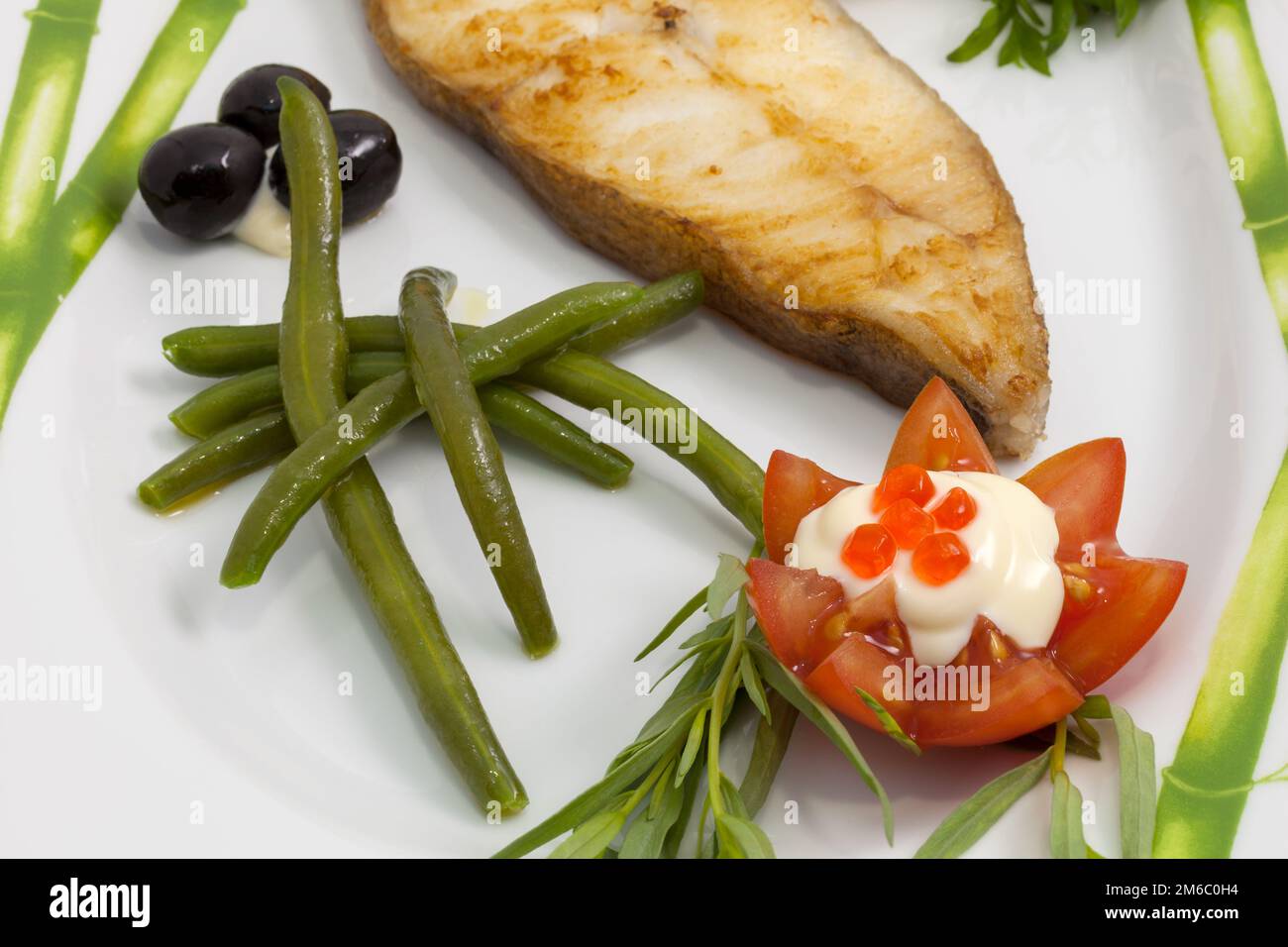 Freshly cooked fish Stock Photo - Alamy