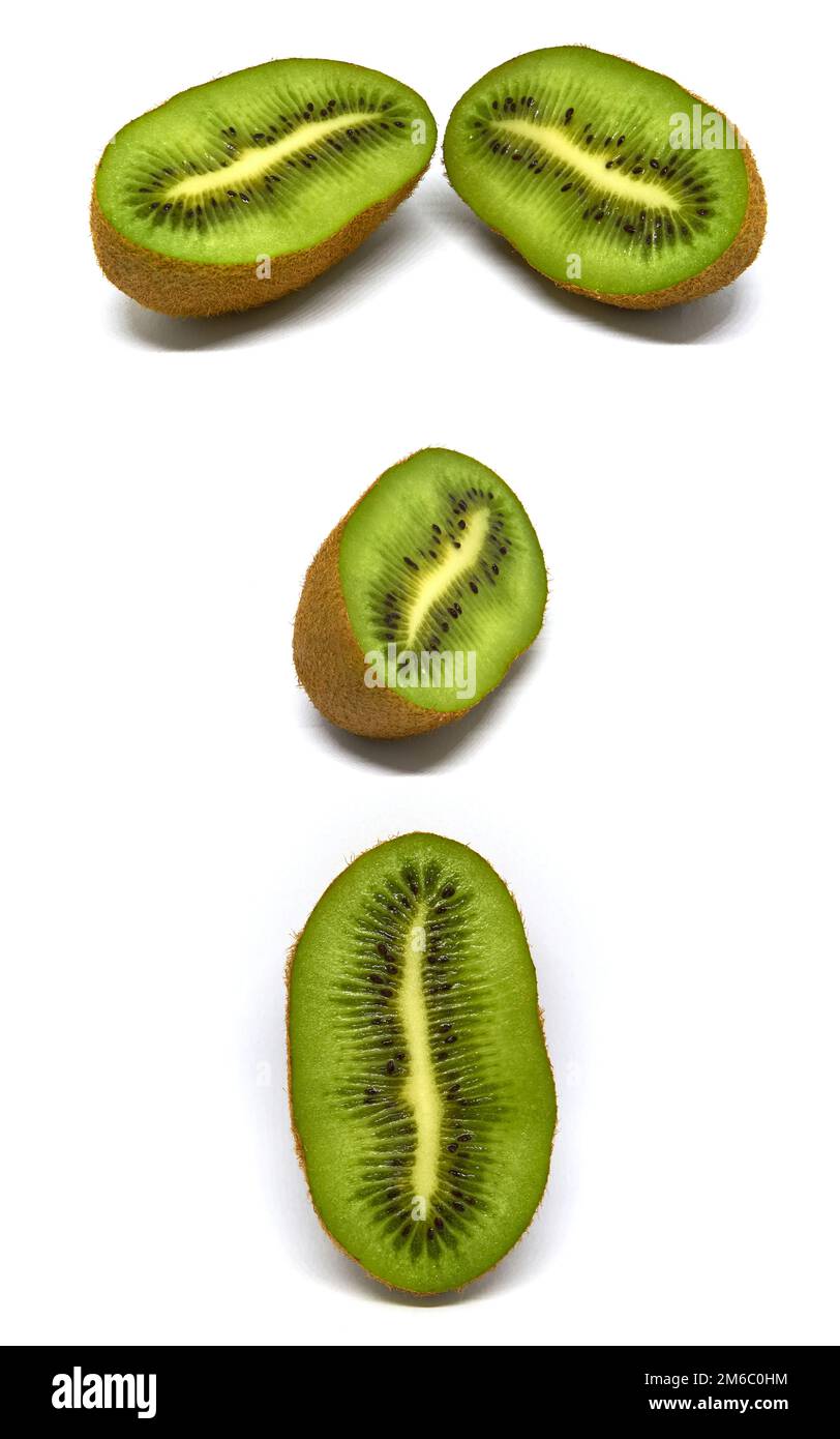 Abnormal shaped kiwi isolated Stock Photo - Alamy