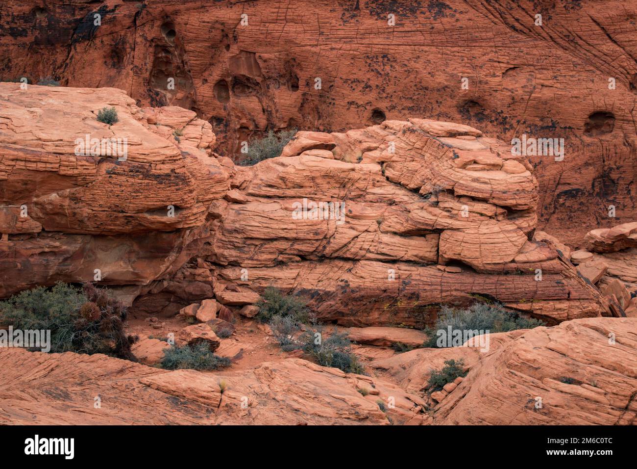 Red Rock in the Red Rock Canyon National Conservation Area, USA Stock ...