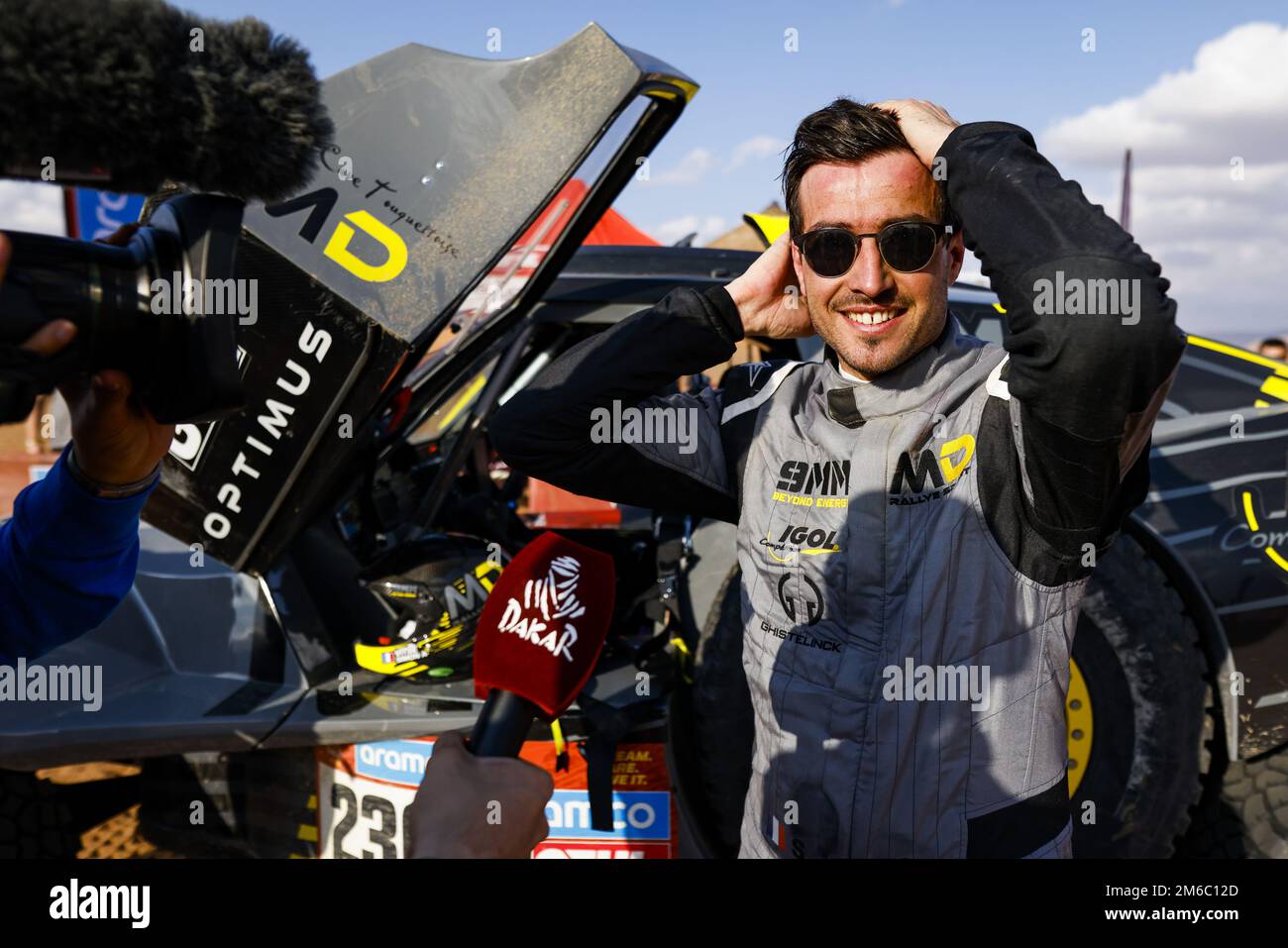 VITSE Simon (fra), MD Rally, Optimus, Auto, portrait during the Stage 2 ...