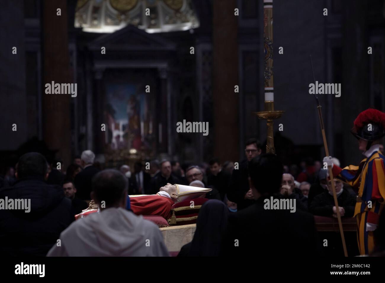 Vatican City, Vatican, 3 January 2023. The body of the late Pope Emerit ...