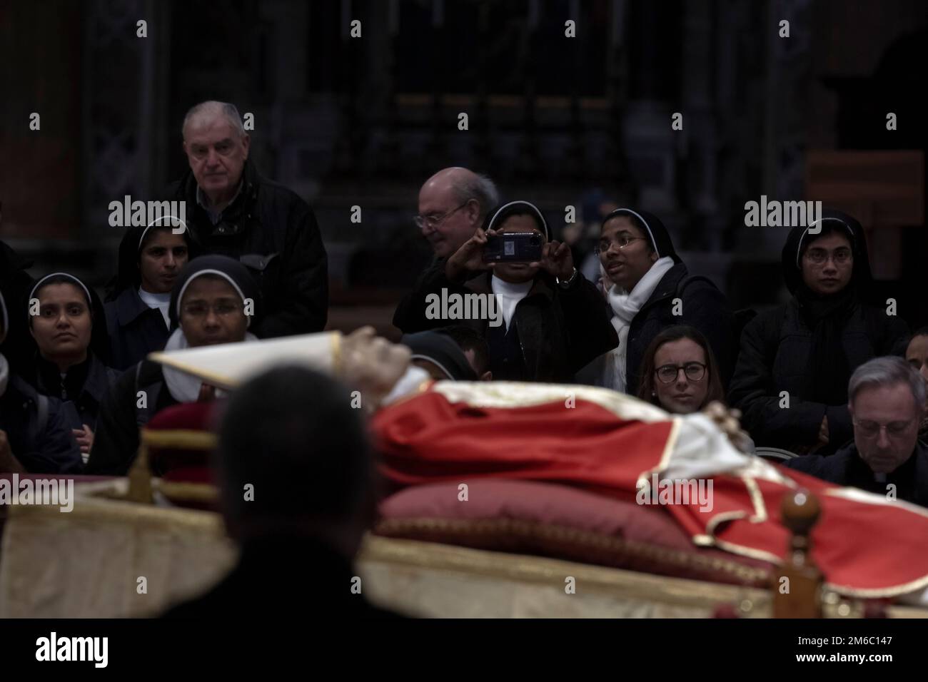 Vatican City, Vatican, 3 January 2023. The body of the late Pope Emerit ...