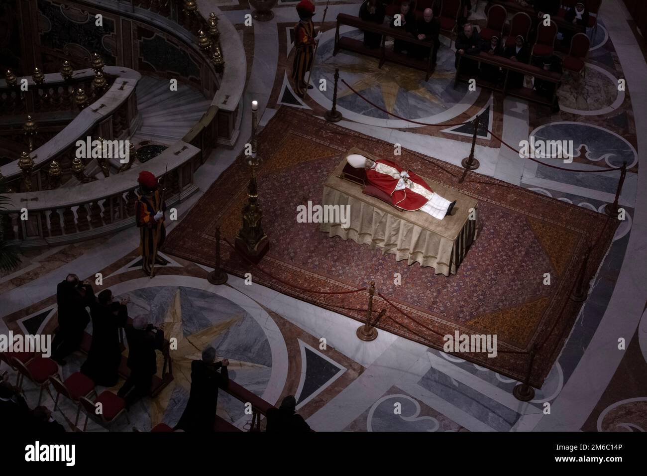 Vatican City, Vatican, 3 January 2023. The body of the late Pope Emerit ...