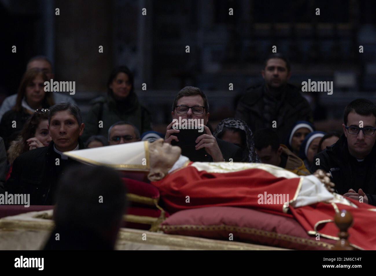 Vatican City, Vatican, 3 January 2023. The body of the late Pope Emerit ...