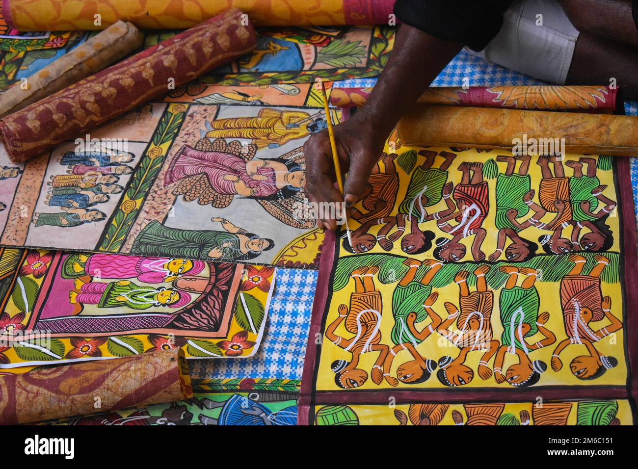 Traditional patachitra hi-res stock photography and images - Alamy