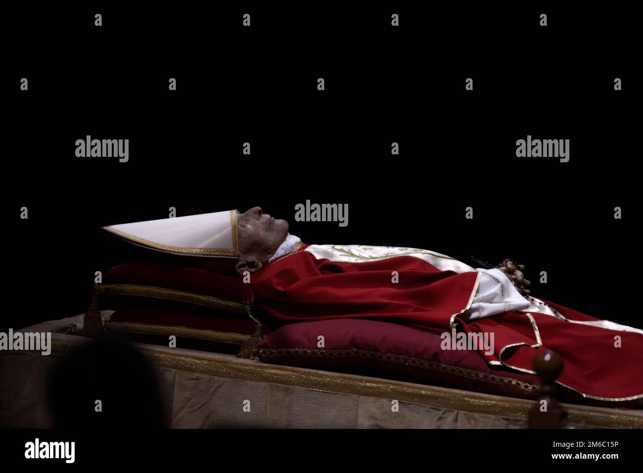 Vatican City, Vatican, 3 January 2023. The body of the late Pope Emerit ...