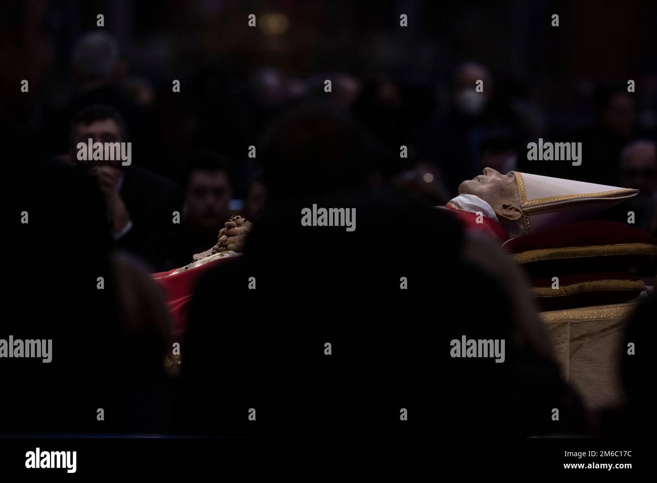 Vatican City, Vatican, 3 January 2023. The body of the late Pope Emerit ...