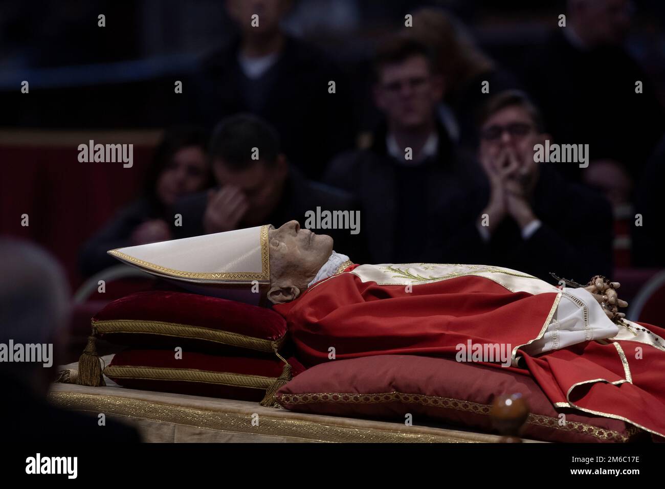 Vatican City, Vatican, 3 January 2023. The body of the late Pope Emerit ...