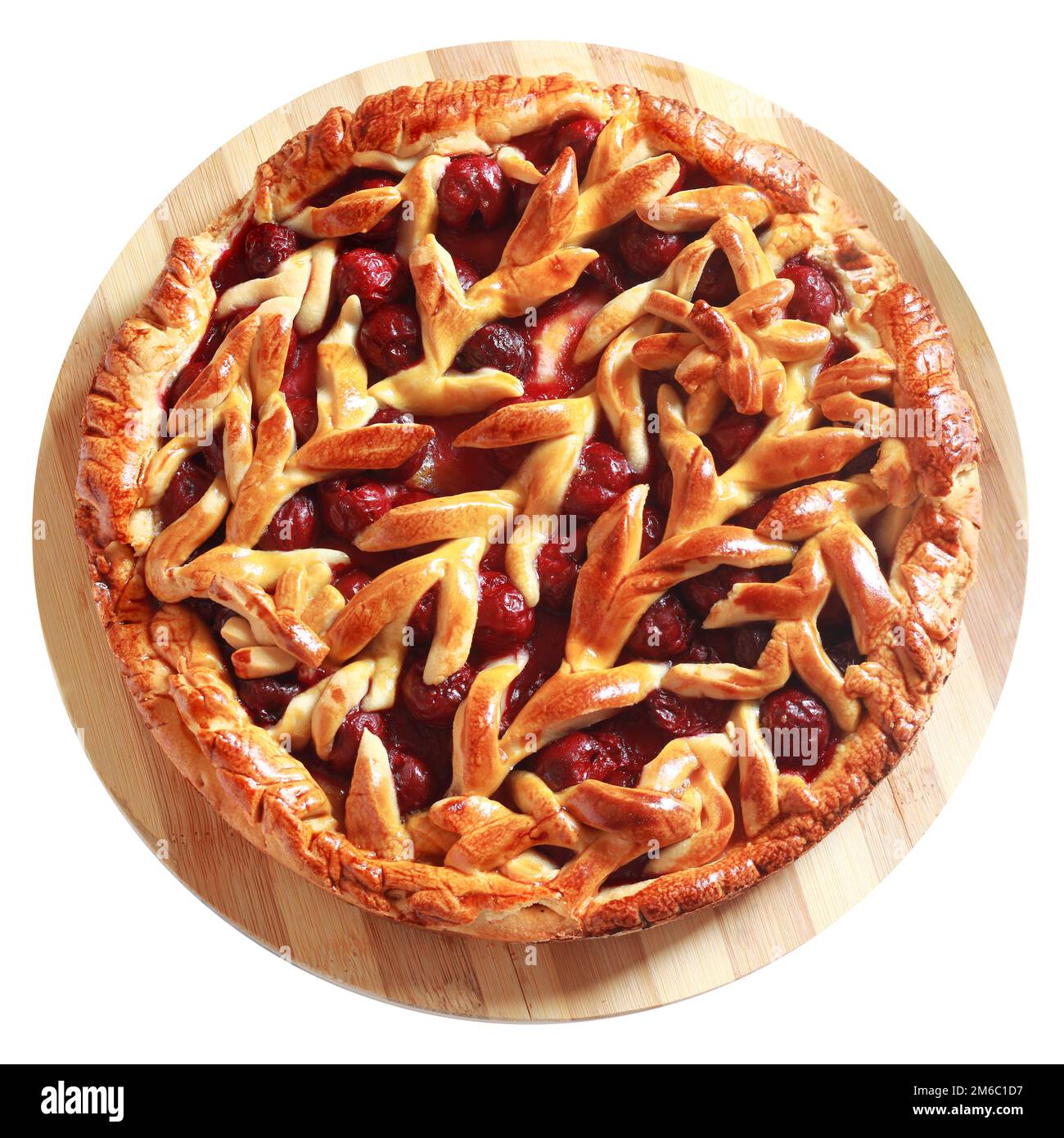 Piece delicious homemade cherry pie hi-res stock photography and images - Alamy