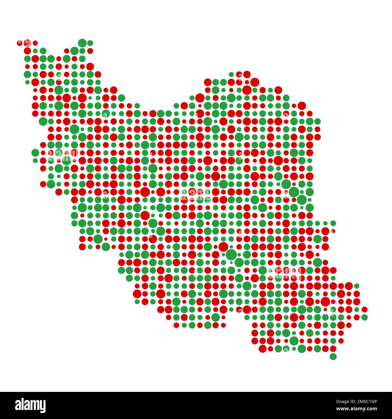 Iran Map Silhouette Pixelated generative pattern illustration Stock ...