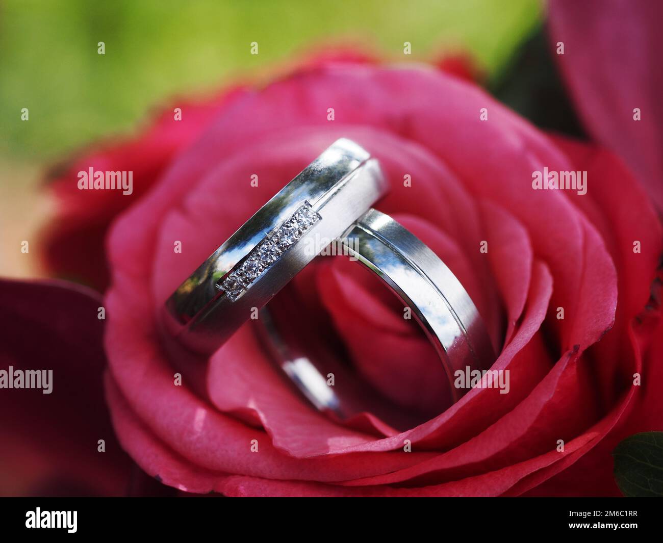 Luxury romantic rings hi-res stock photography and images - Alamy