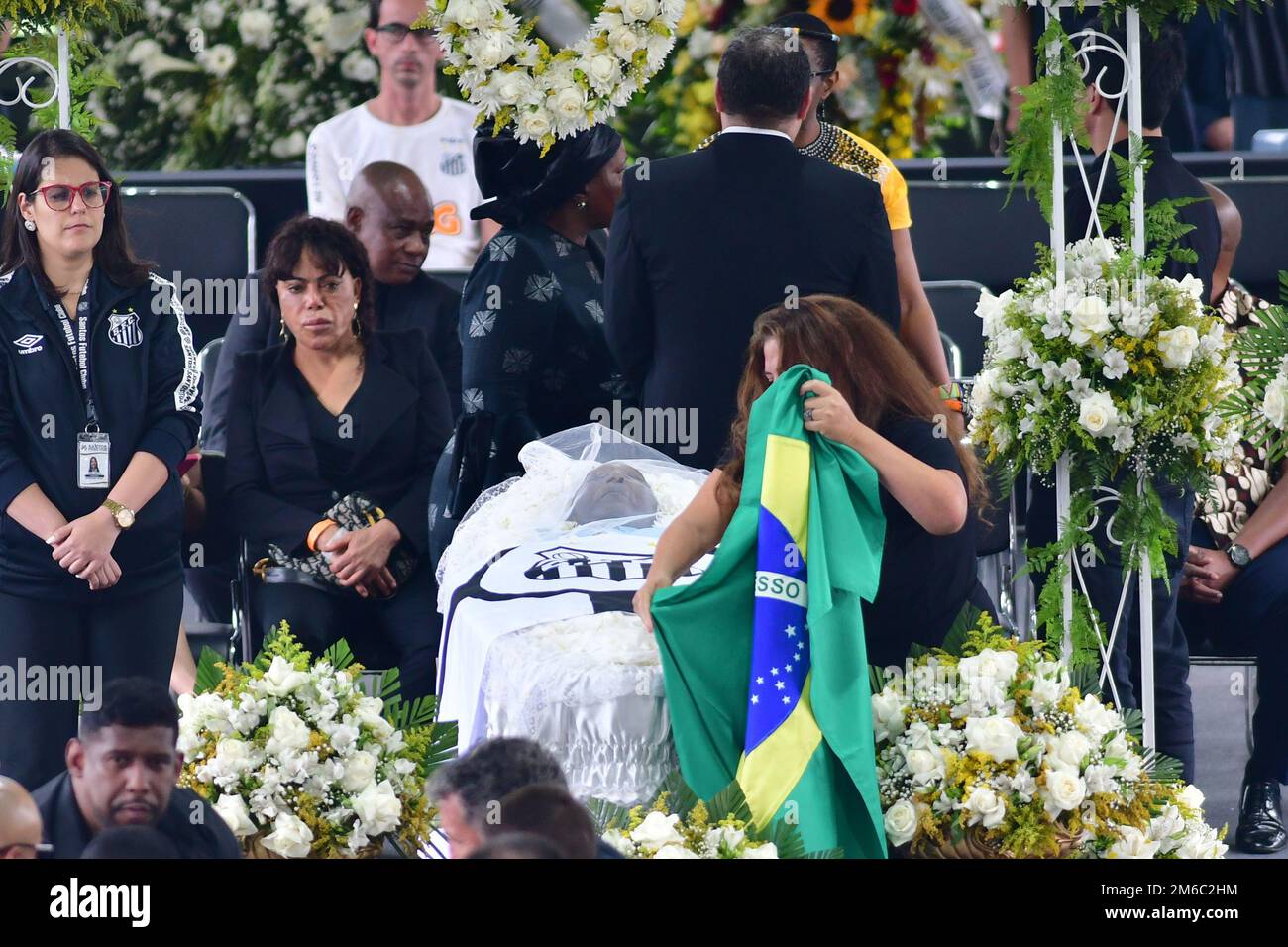 SANTOS, SP - JANUARY 3: (EDITORS NOTE: Image depicts death) A view of ...