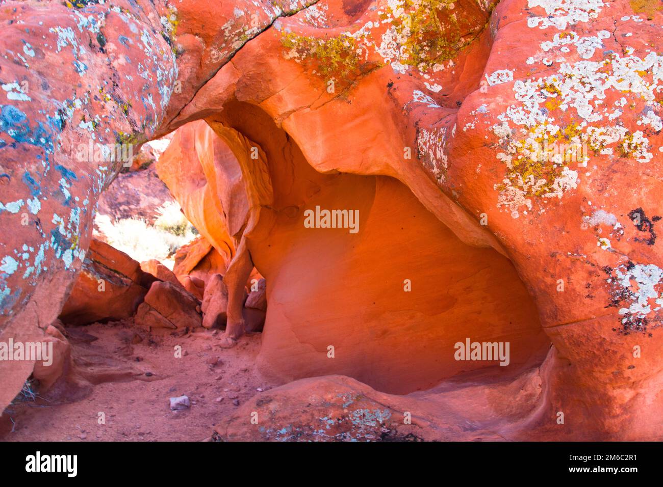 Red rock sandstone in the lake mead national recreation area, Nevada ...