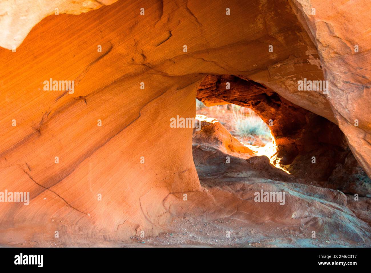 Red rock sandstone in the lake mead national recreation area, Nevada ...