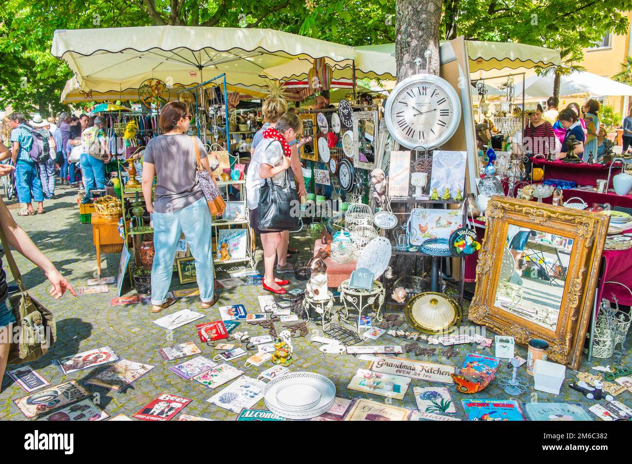 Spring flea market Stock Photo - Alamy