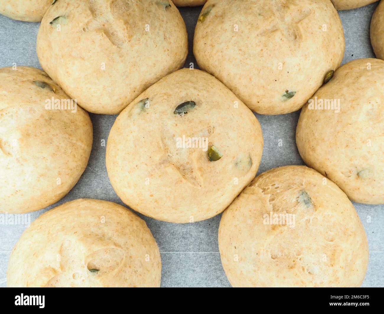 Pumpkin seed buns Stock Photo - Alamy
