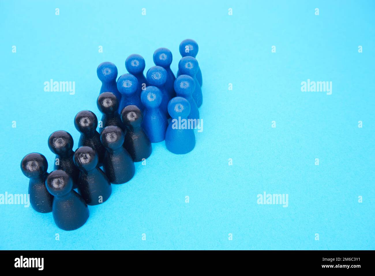 Business, Teamwork concept - together to the top. Team successfully ...