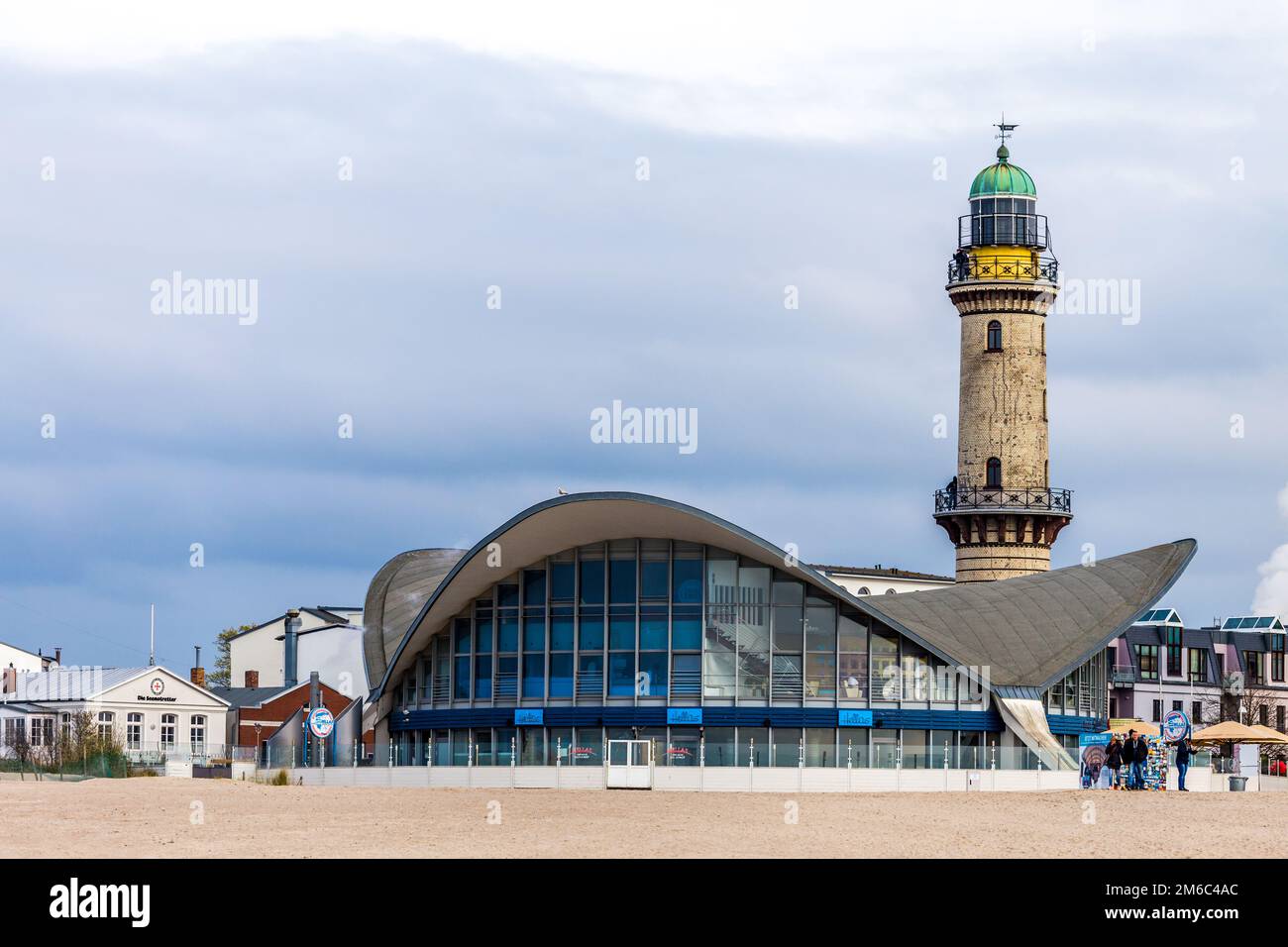 Lighthouse of warnemunde Stock Photo - Alamy