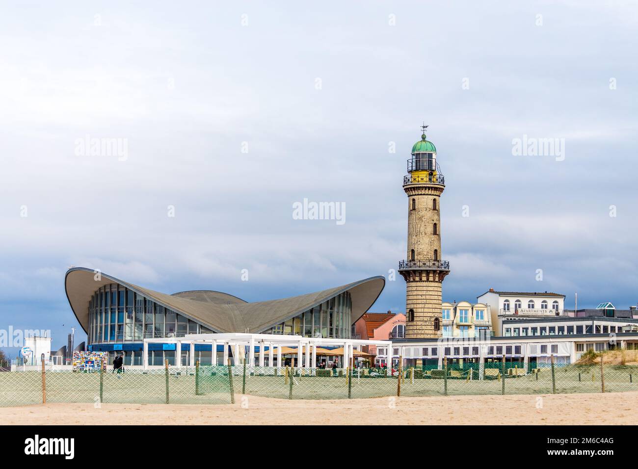Lighthouse of warnemunde Stock Photo - Alamy