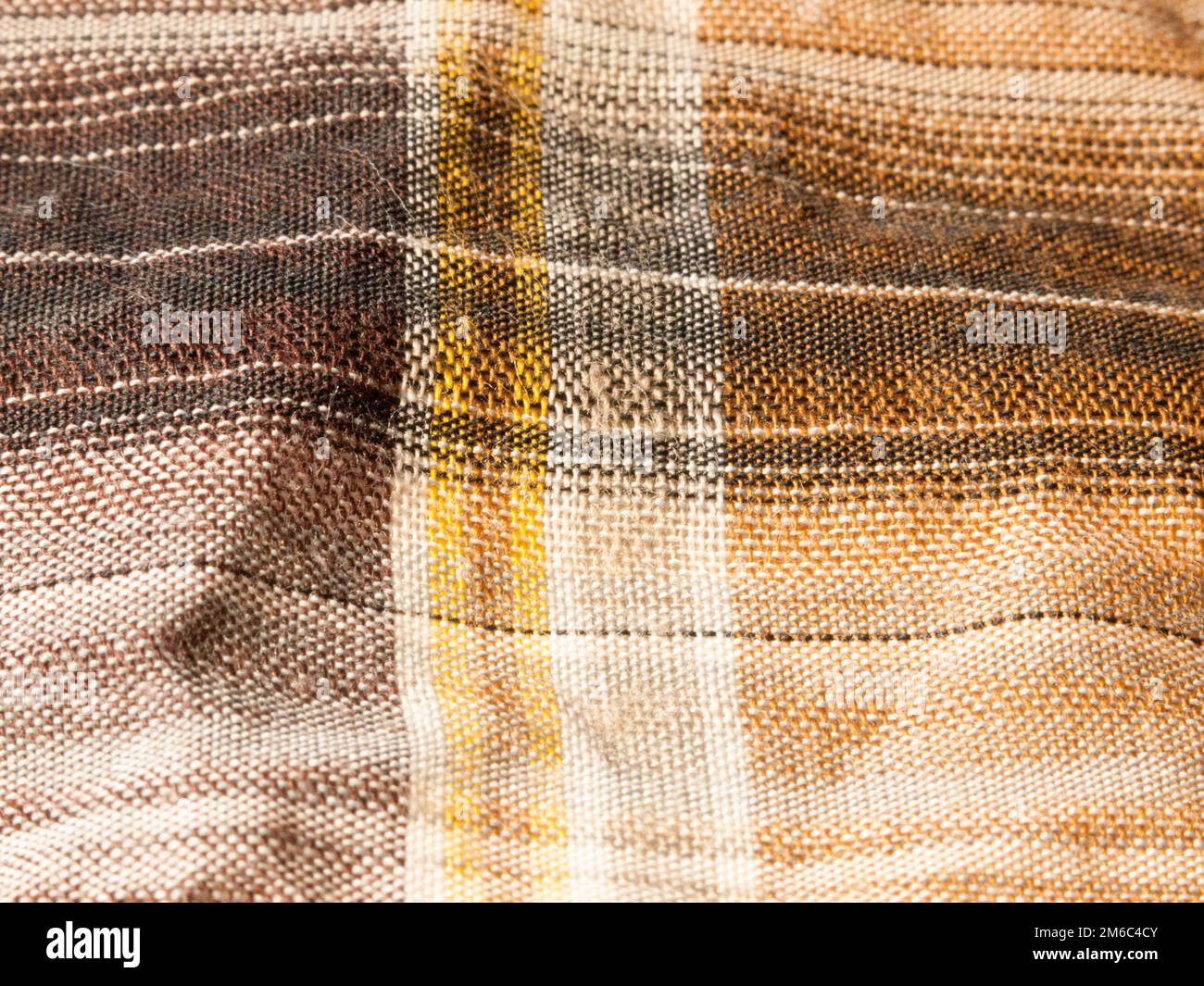 Modern hip check colored shirt fabric cotton wool up close texture ...