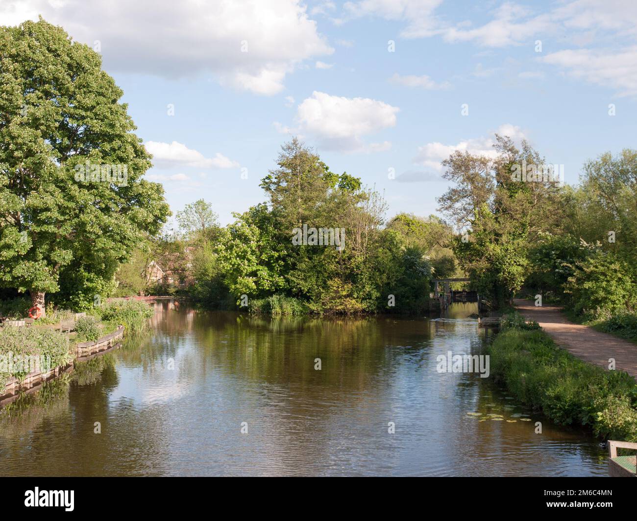 Flatford mill row boat hi-res stock photography and images - Alamy