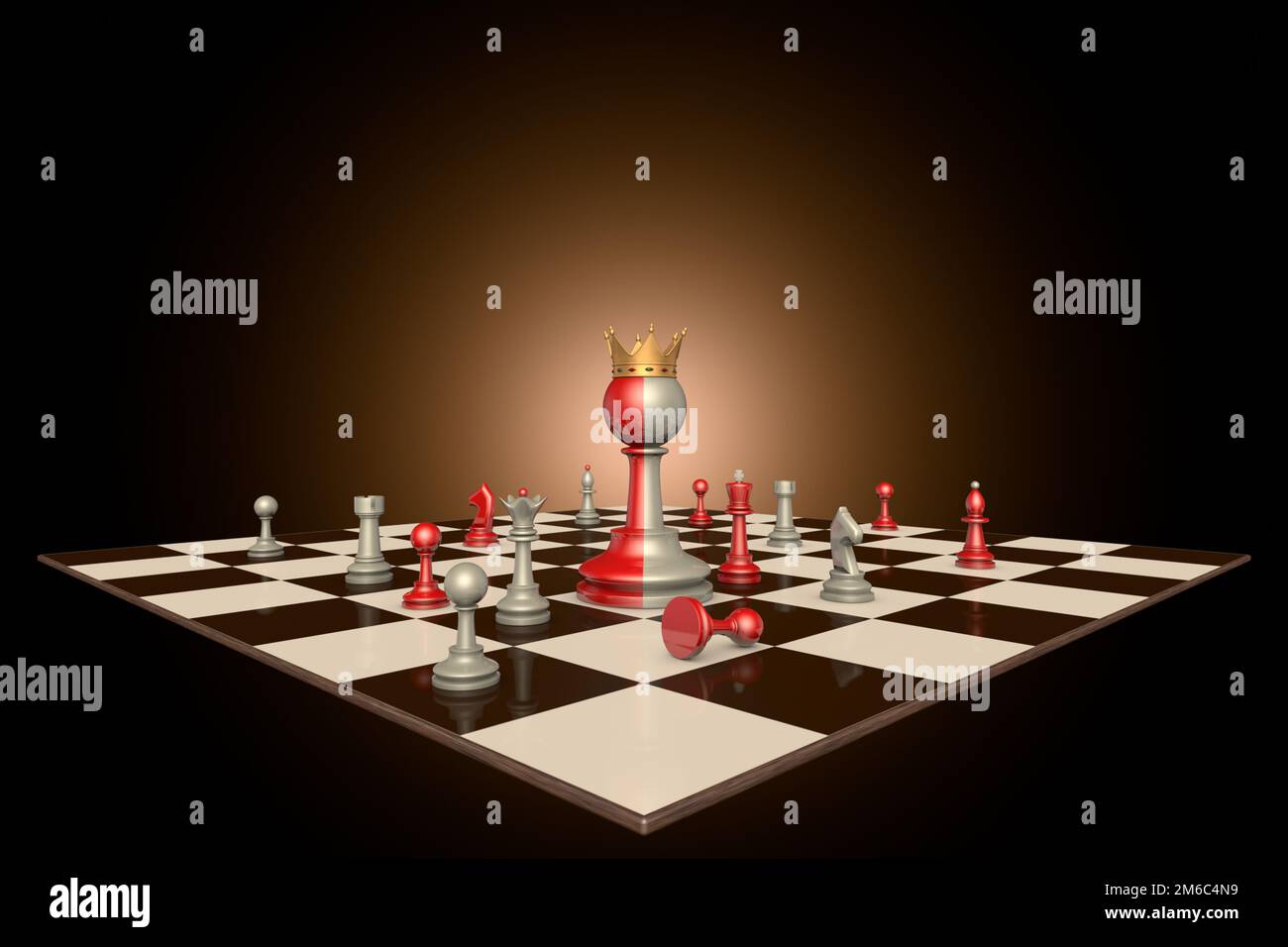 The successful personality (chess metaphor Stock Photo - Alamy