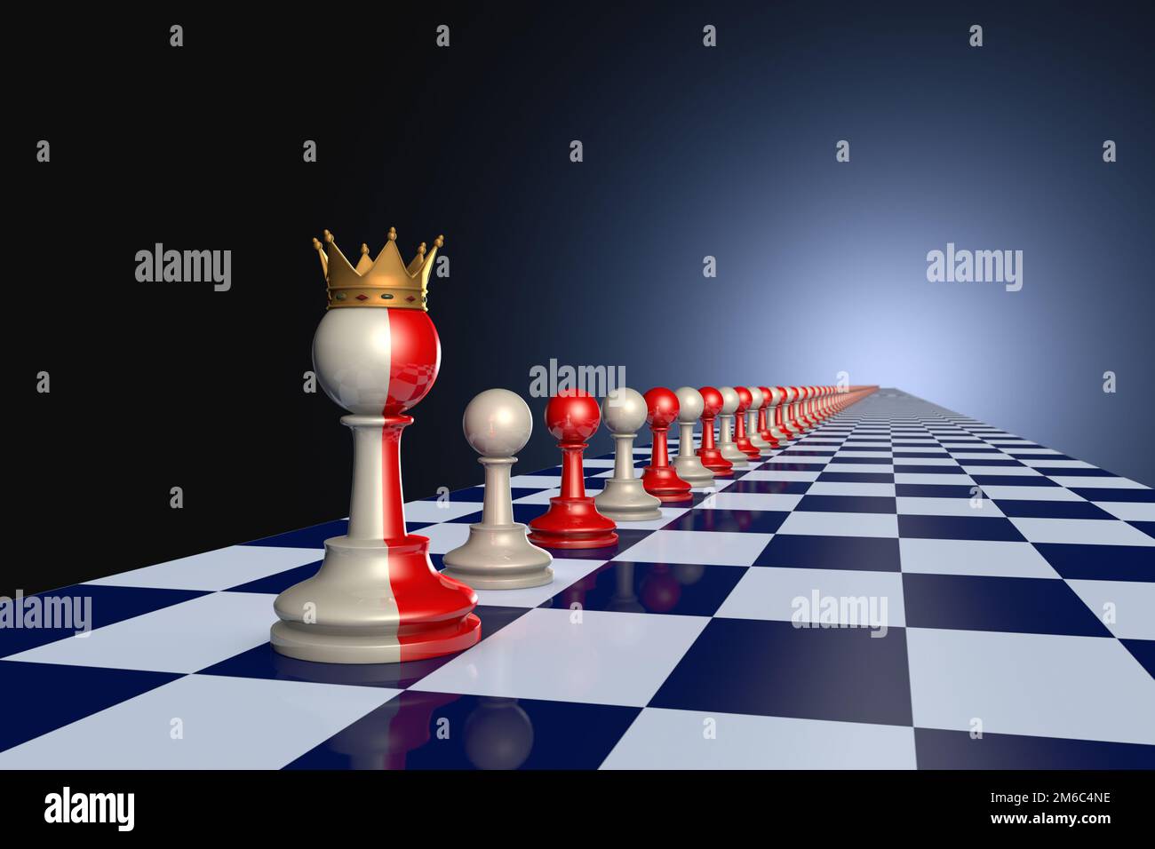 Wise King (chess metaphor Stock Photo - Alamy