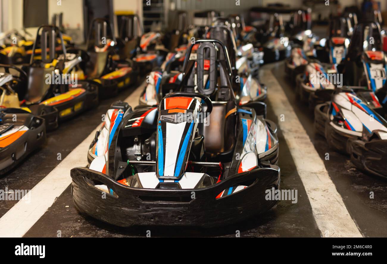 Cars for carting, no people Stock Photo - Alamy