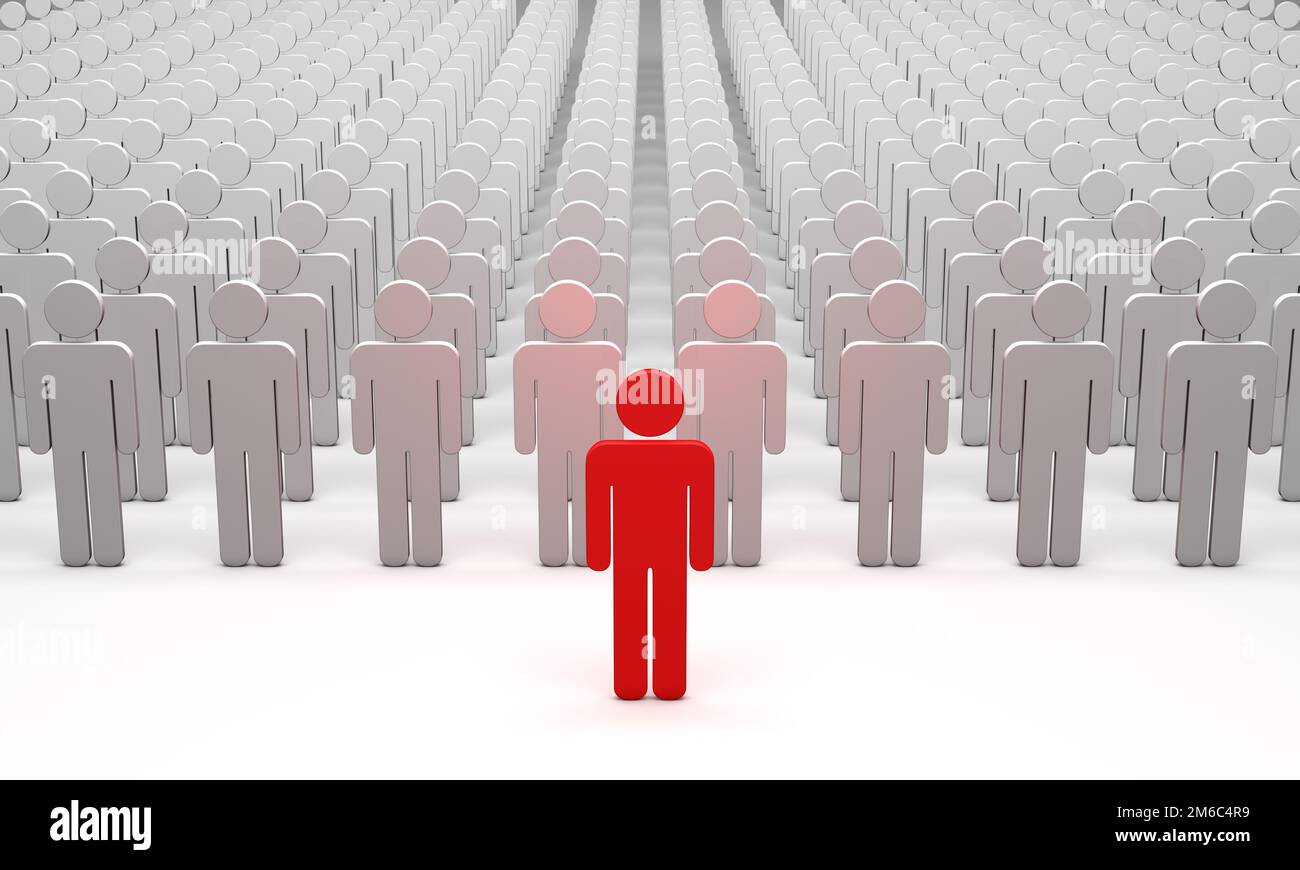 Big boss (symbolic figures of people Stock Photo - Alamy