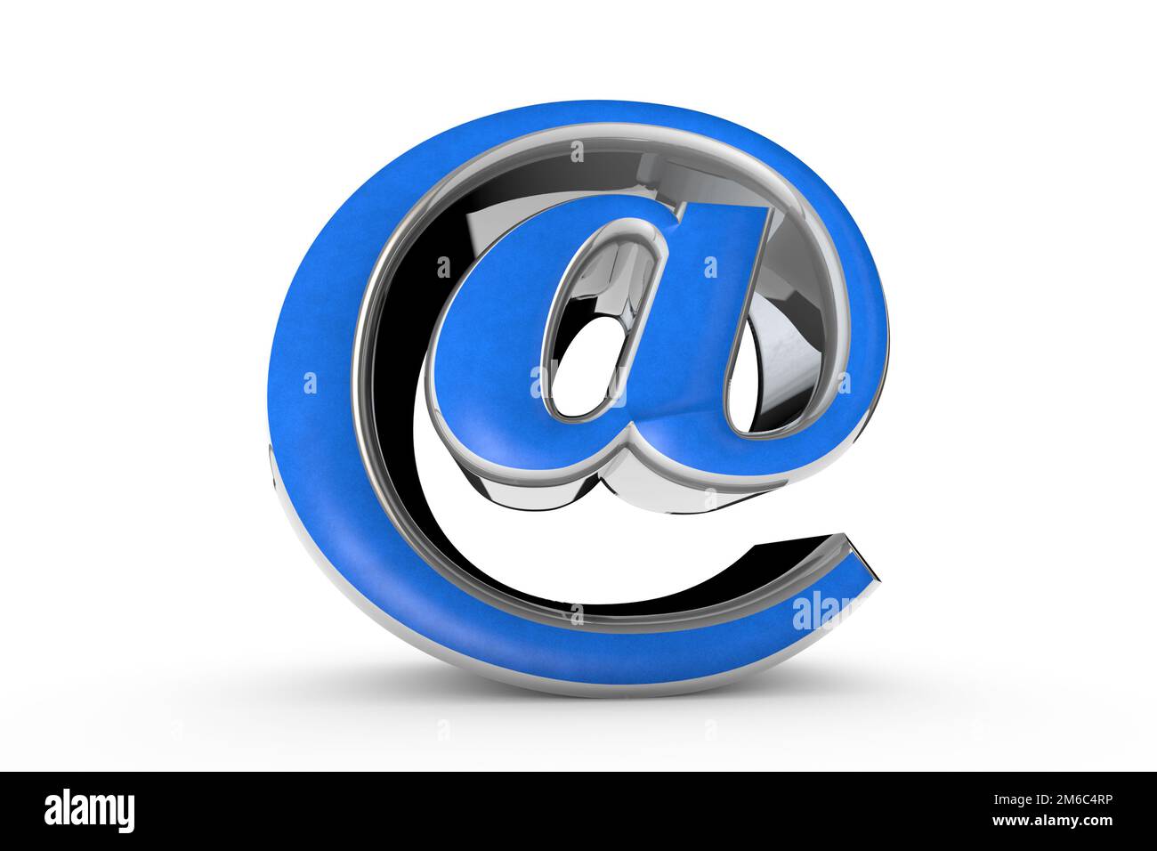 E-mail blue symbol. 3D render illustration. Isolated over white Stock ...