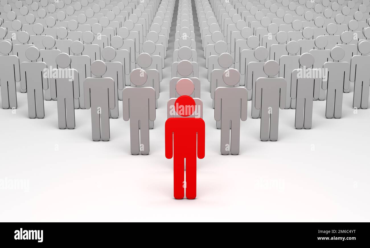 Avatar (symbolic figures of people).3d illustration render Stock Photo ...