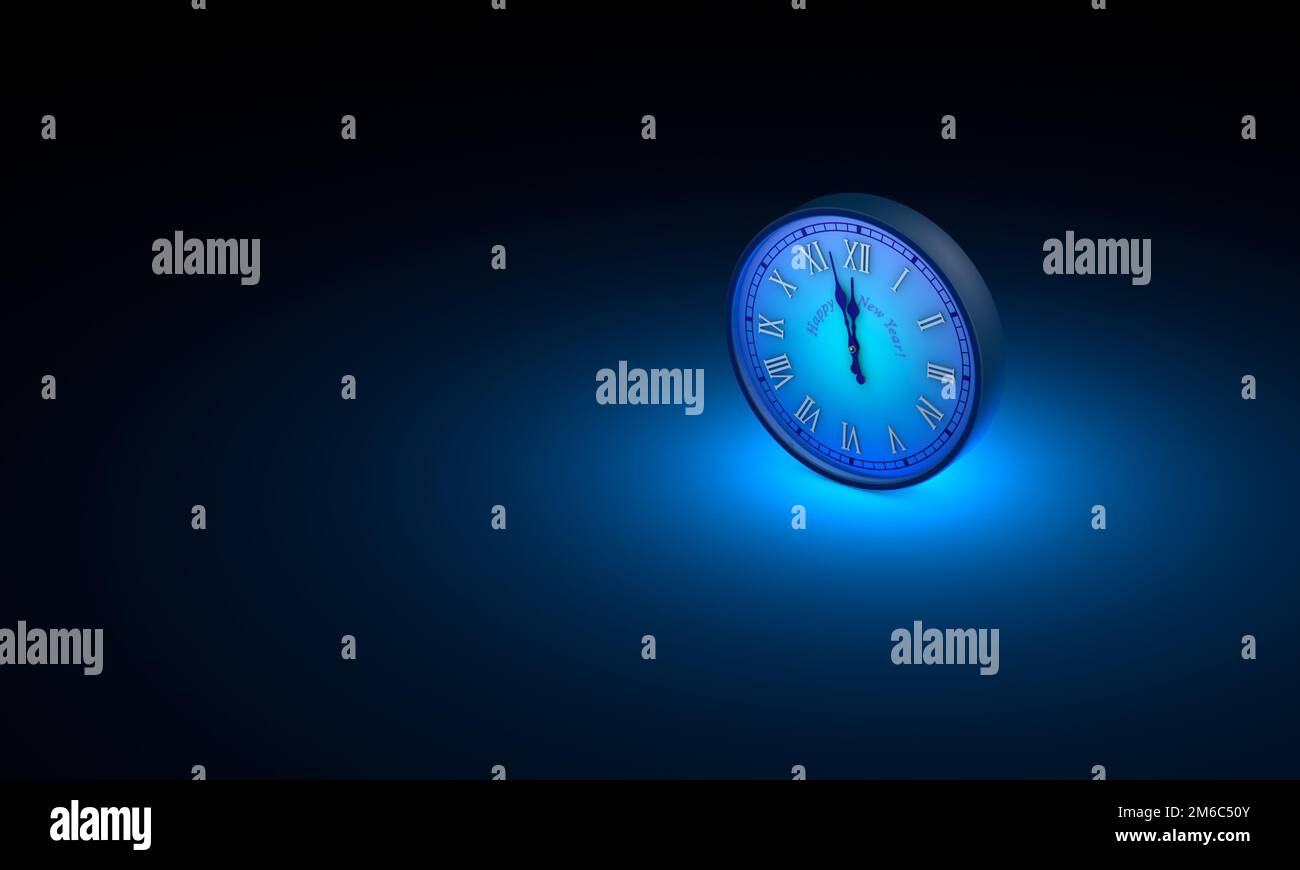 Blue clock hi-res stock photography and images - Alamy