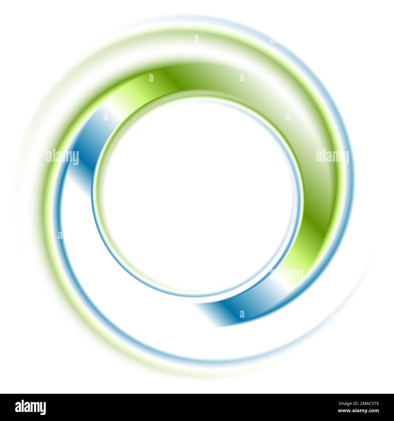 Abstract bright blue green ring logo Stock Photo - Alamy