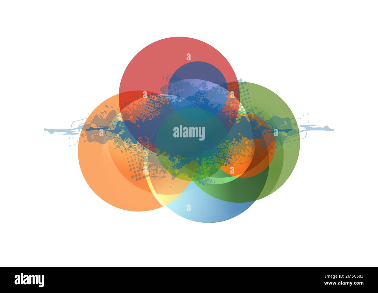 Abstract background tech circles Cut Out Stock Images & Pictures - Alamy