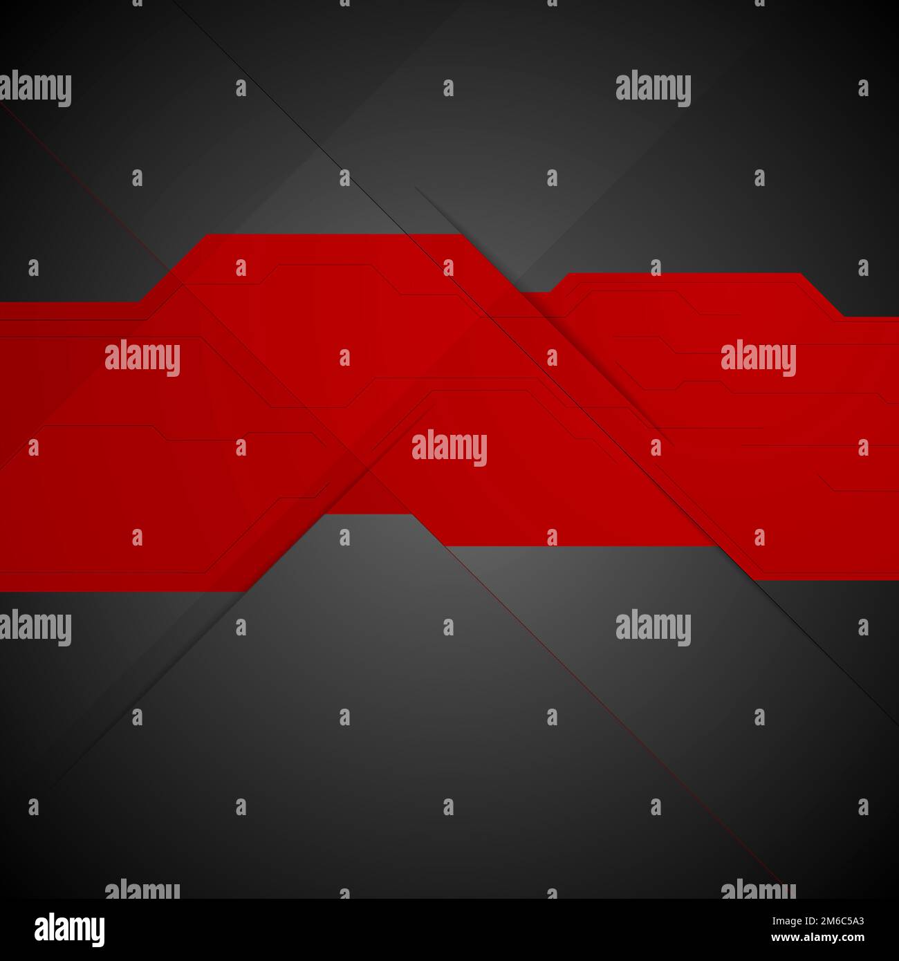 Red black contrast tech minimal design Stock Photo - Alamy