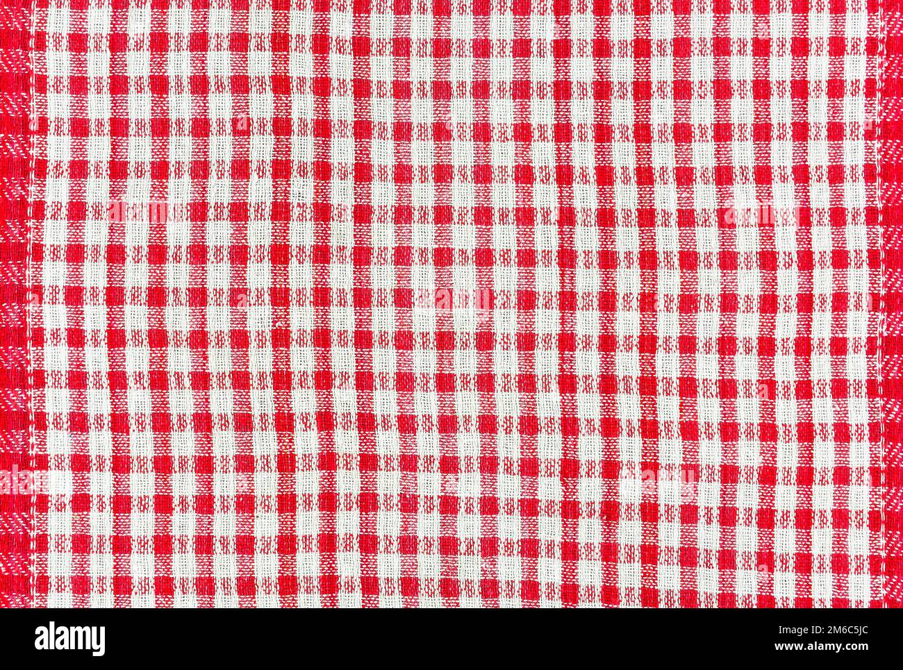 Texture of cotton fabric with a pattern in a red box Stock Photo - Alamy