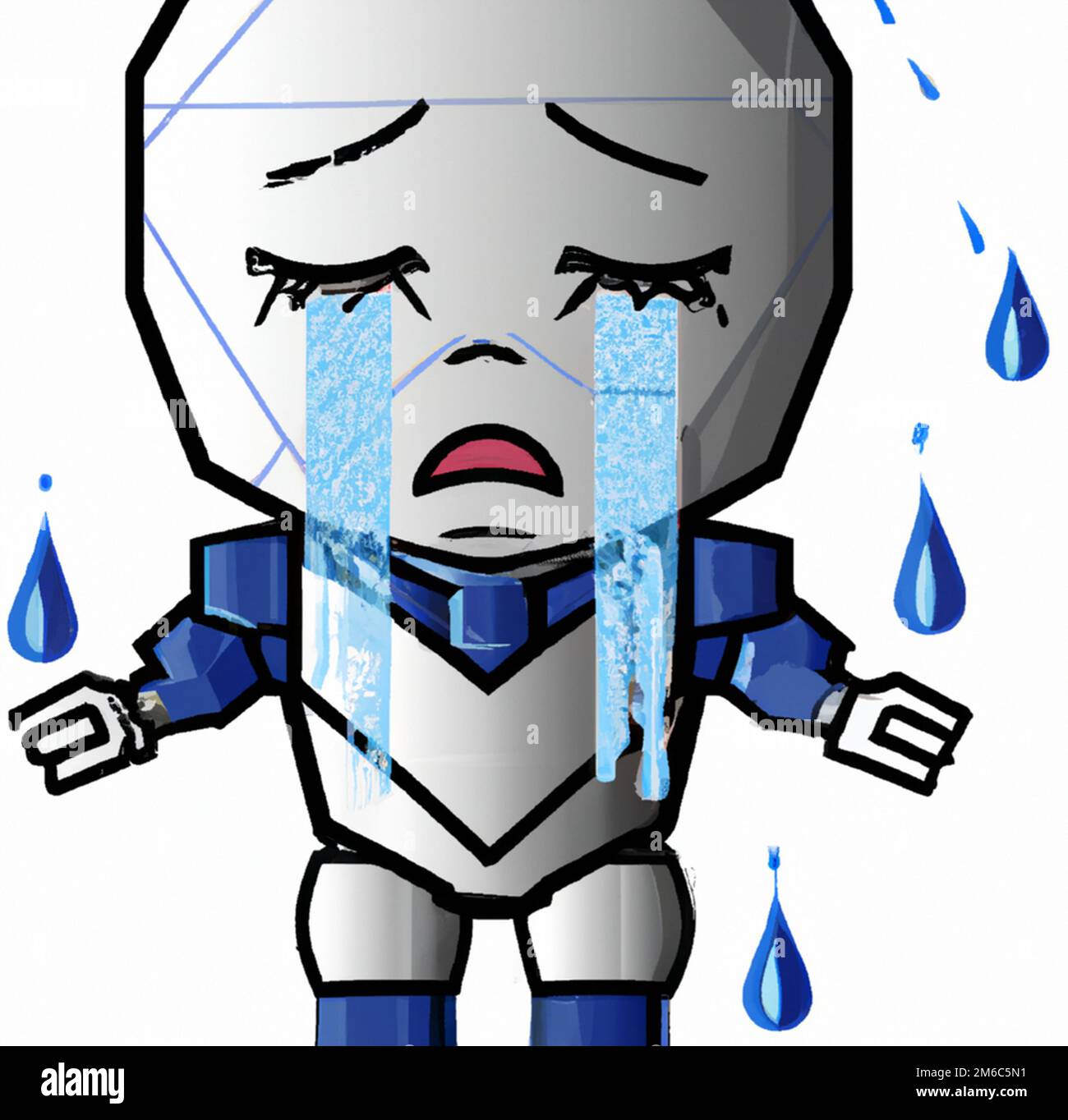 Humanoid robot crying hi-res stock photography and images - Alamy