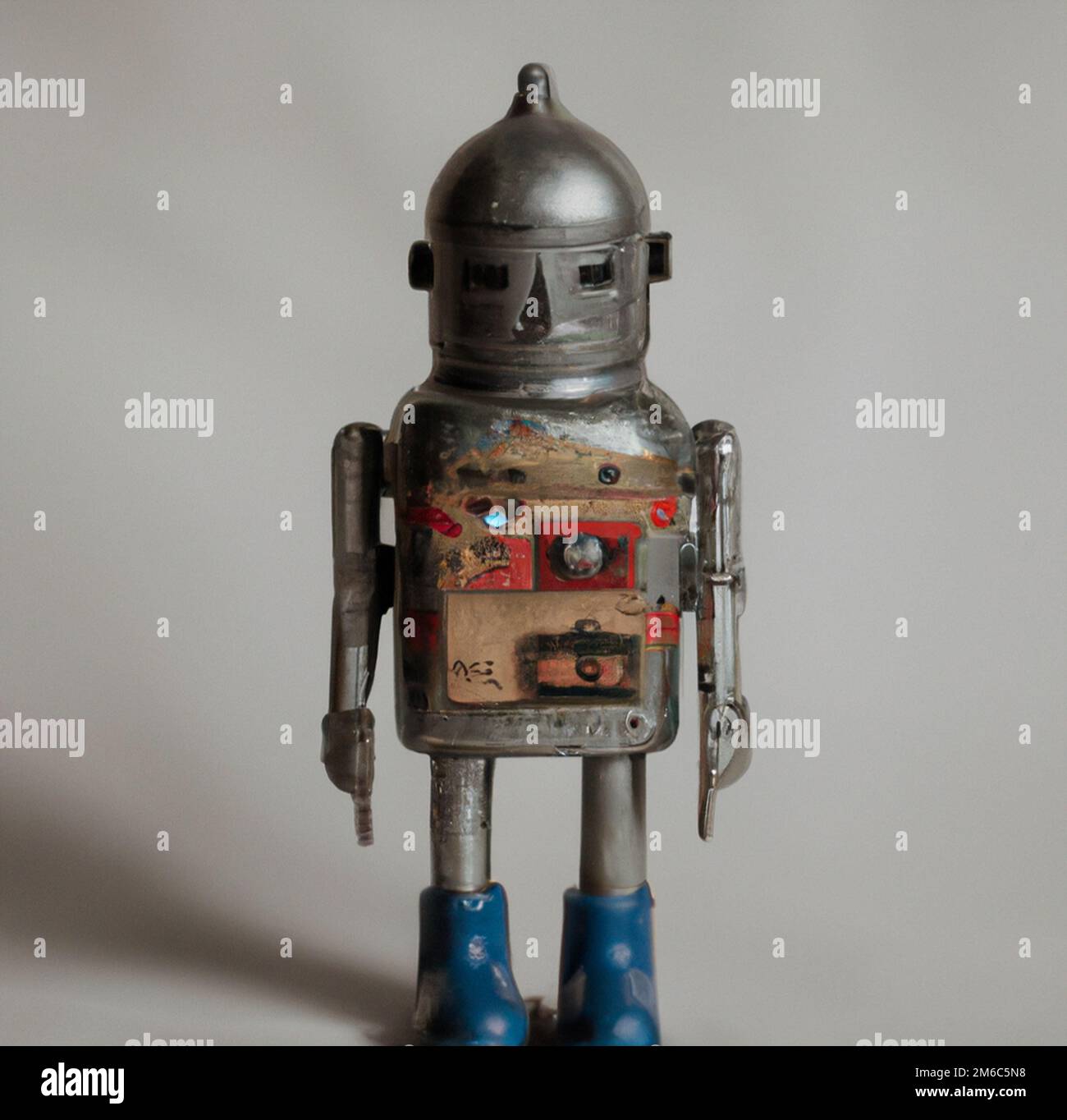 Old rusty looking robot Stock Photo - Alamy
