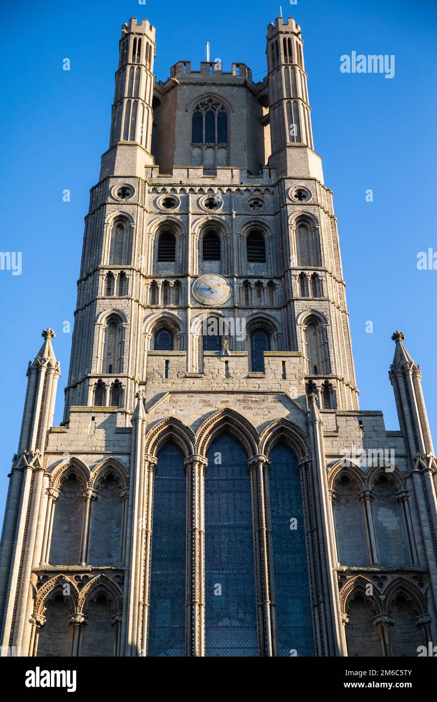 Ely cathedral clock hi-res stock photography and images - Alamy