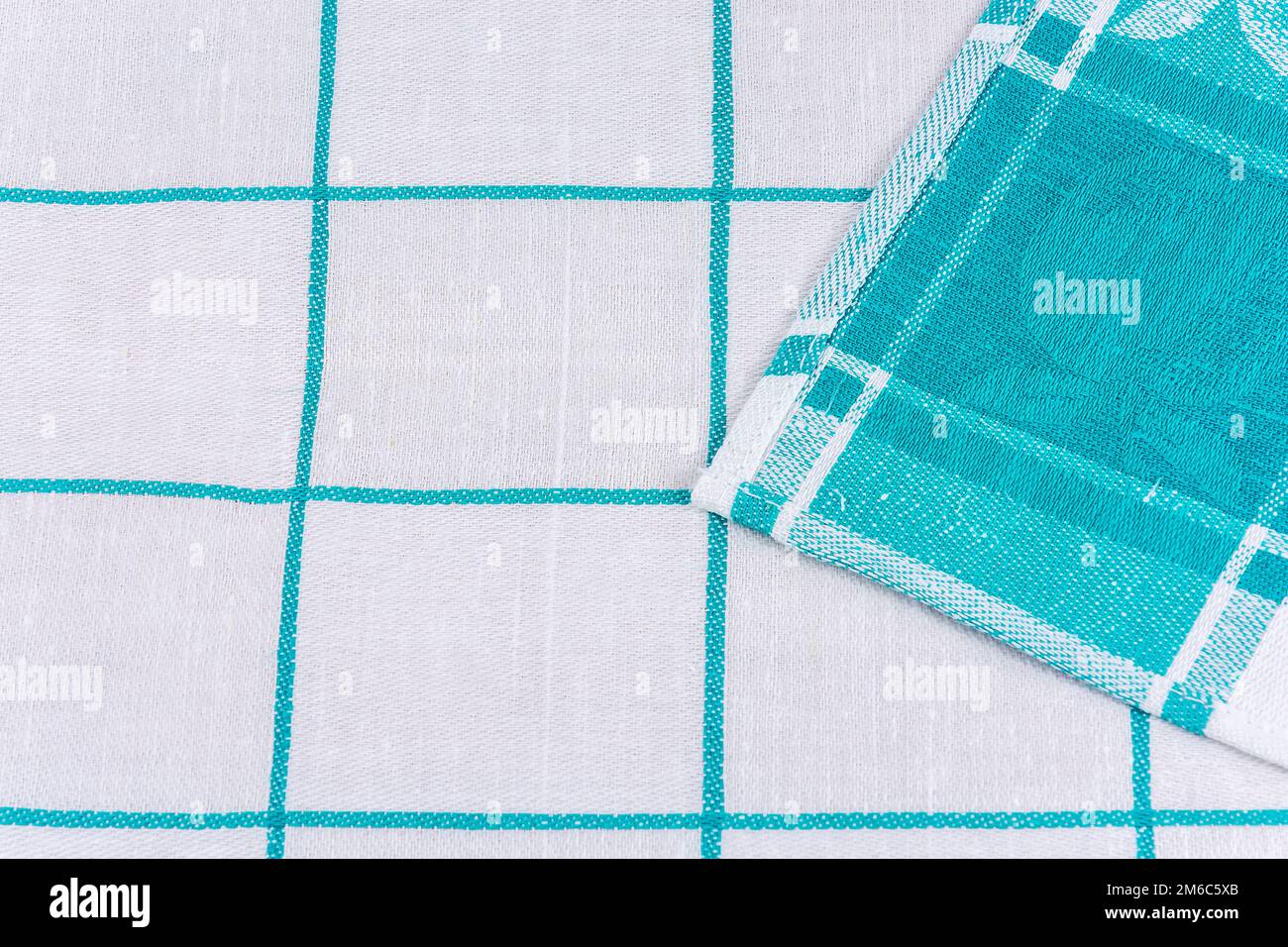 Napkin made of fabric with a wrapped edge to the middle Stock Photo - Alamy