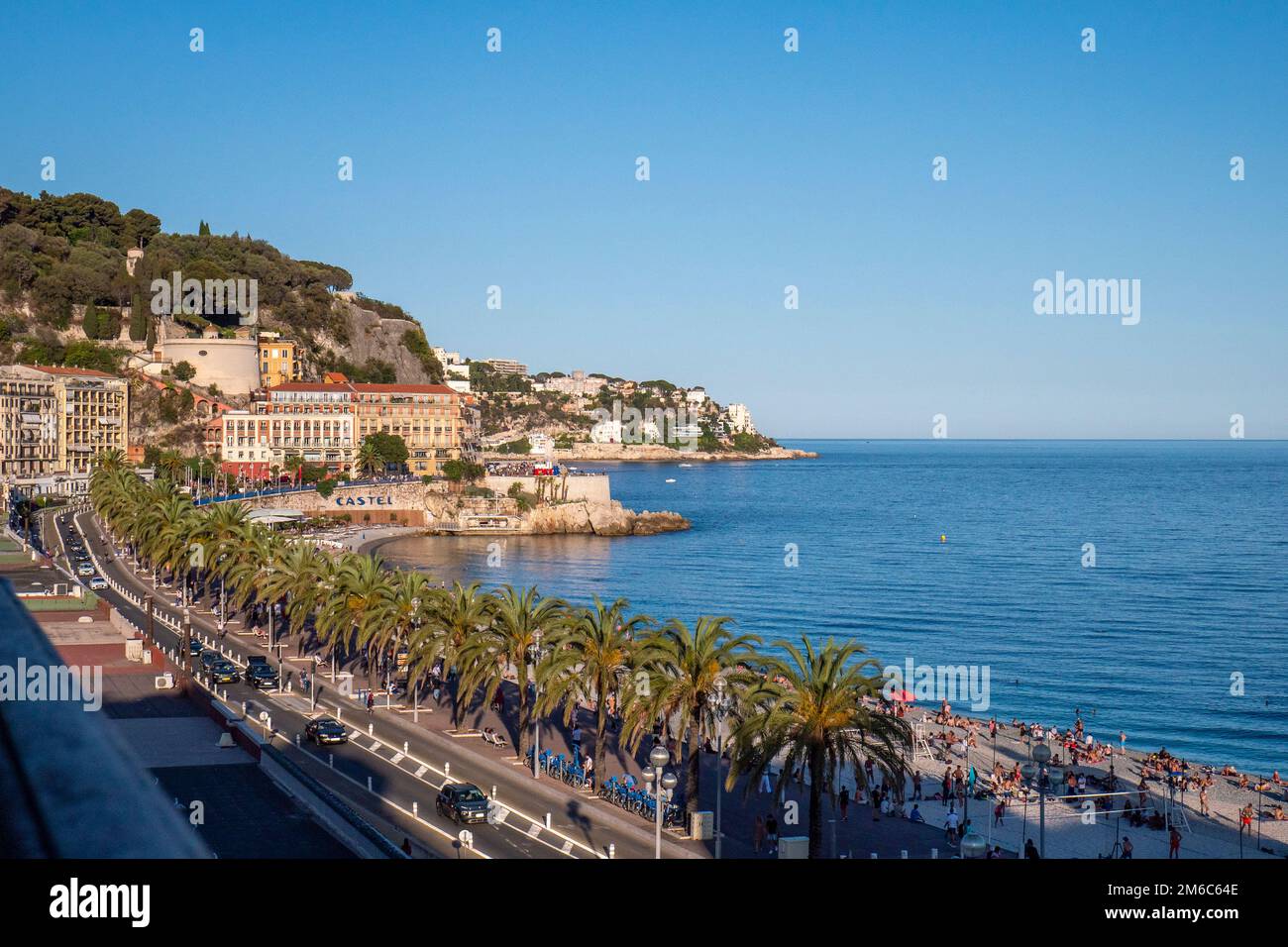 The bay at Nice, France Stock Photo - Alamy
