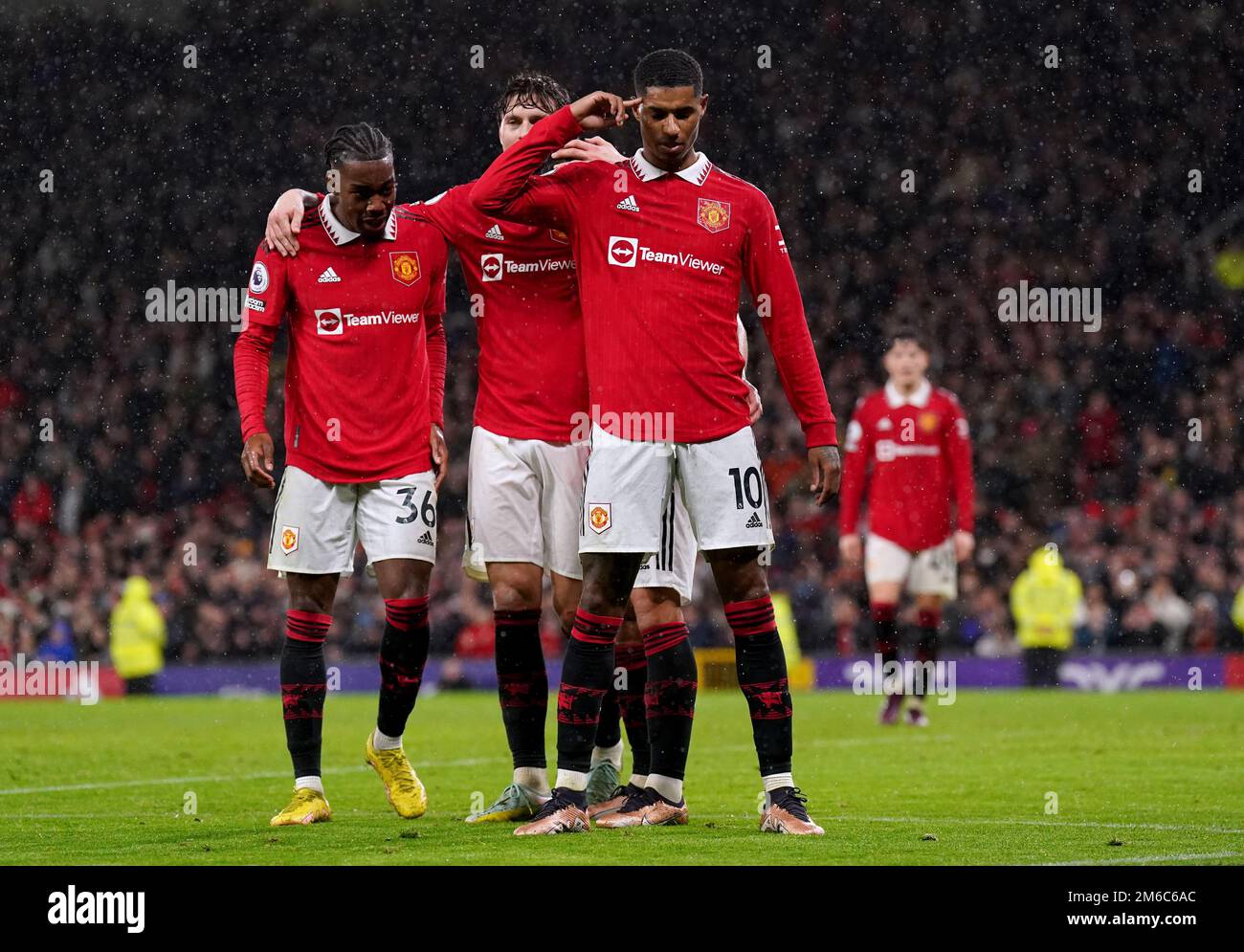 Marcus rashford 2023 celebrates hi-res stock photography and images - Alamy