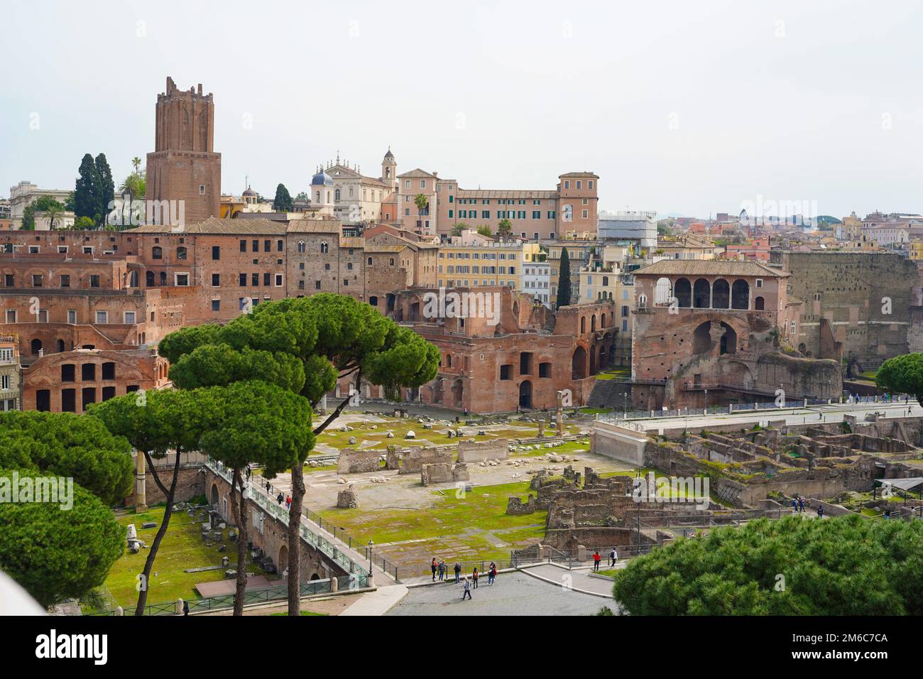 The Trajan Forum, an ancient attraction in Rome Stock Photo - Alamy