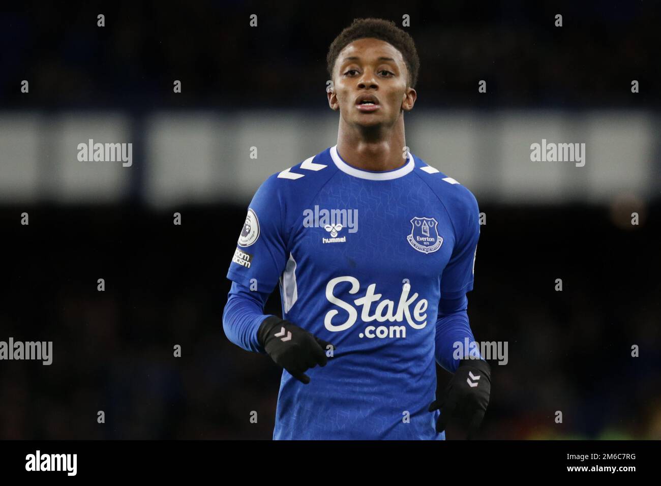 Demarai Gray #11 of Everton during the Premier League match Everton vs ...