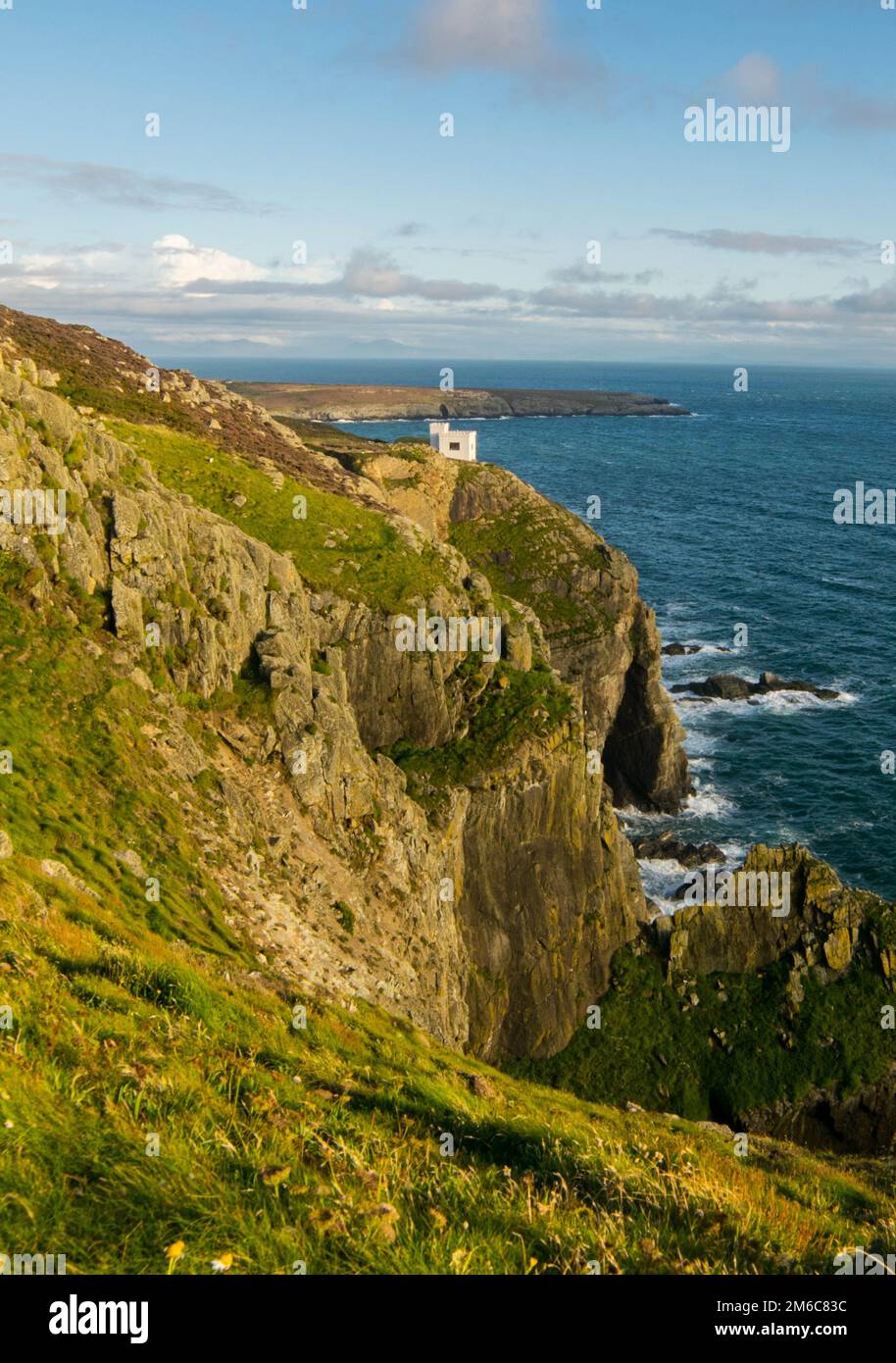 Elin's Tower, South Stack, North Wales Stock Photo - Alamy
