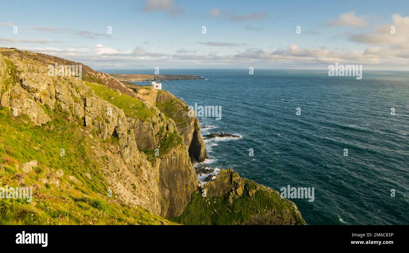 Elin's Tower, South Stack, North Wales Stock Photo - Alamy