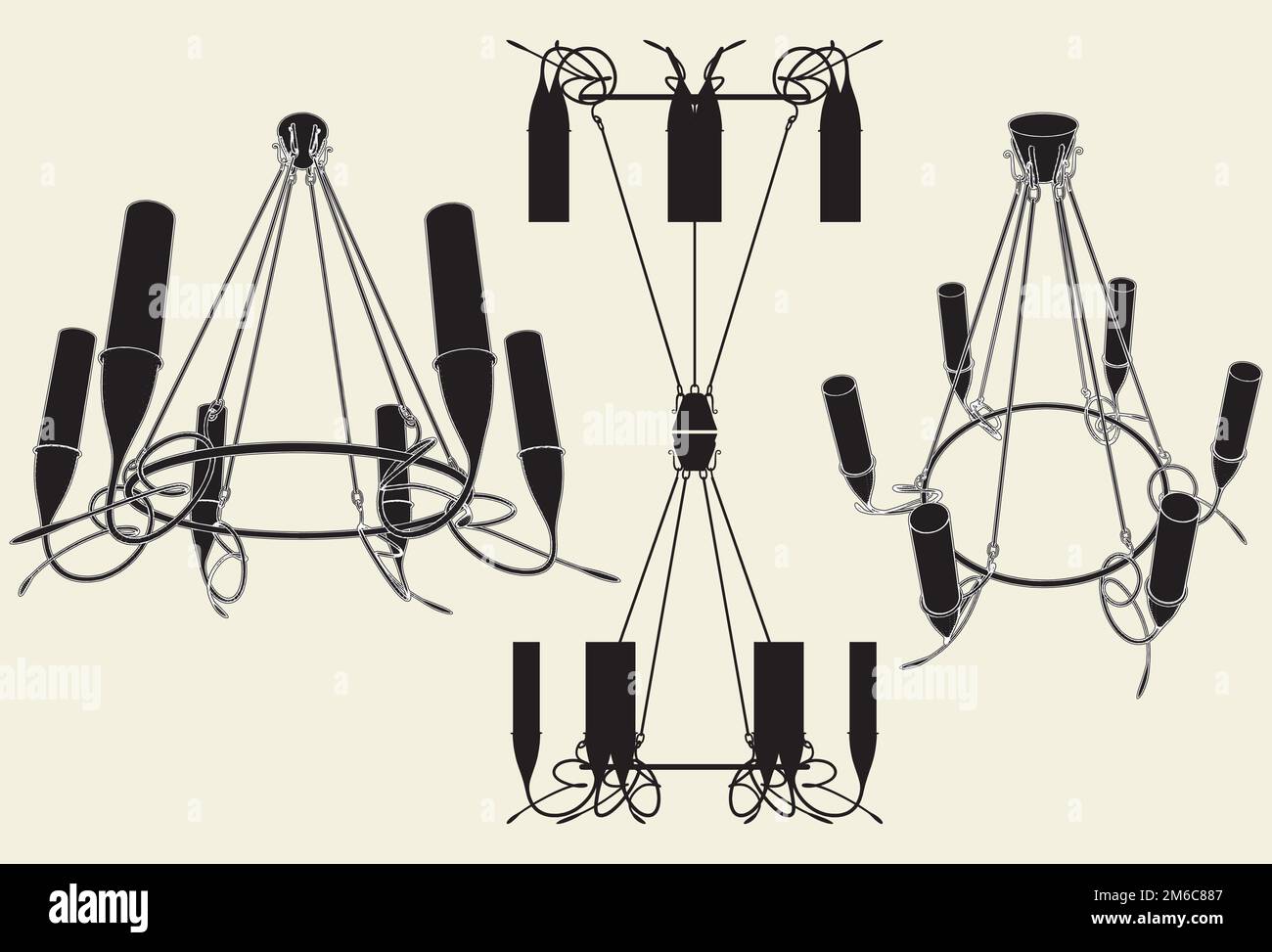 Luster Chandelier Vector. Illustration On White Background. A vector ...