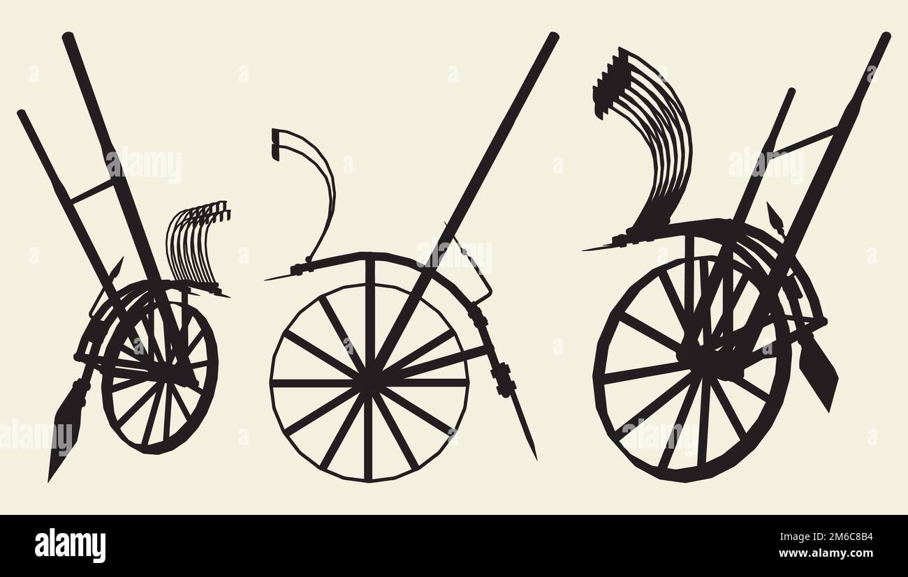 Ancient plough Stock Vector Images - Alamy