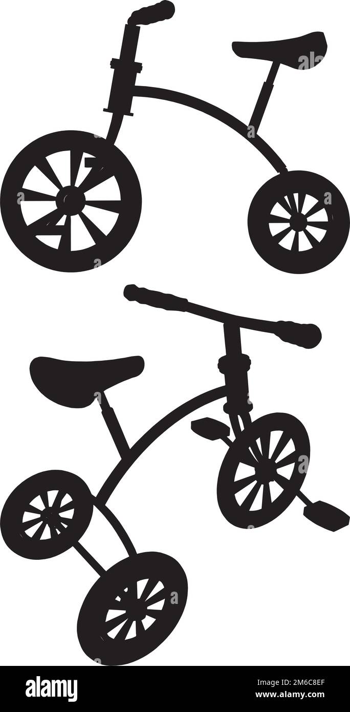 Children Tricycle Vector Stock Vector Image & Art - Alamy